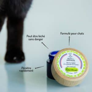 Baume de soin cicatrisant apaisant pour chat - Truffe & Moustache