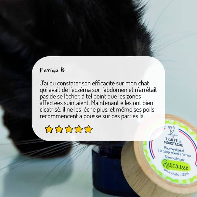 Baume de soin cicatrisant apaisant pour chat - Truffe & Moustache